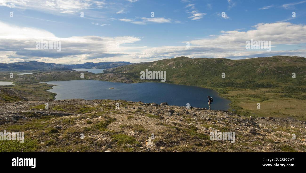 Ford Bay, former Hudson Bay Company branch, Labrador Coast, Canada ...