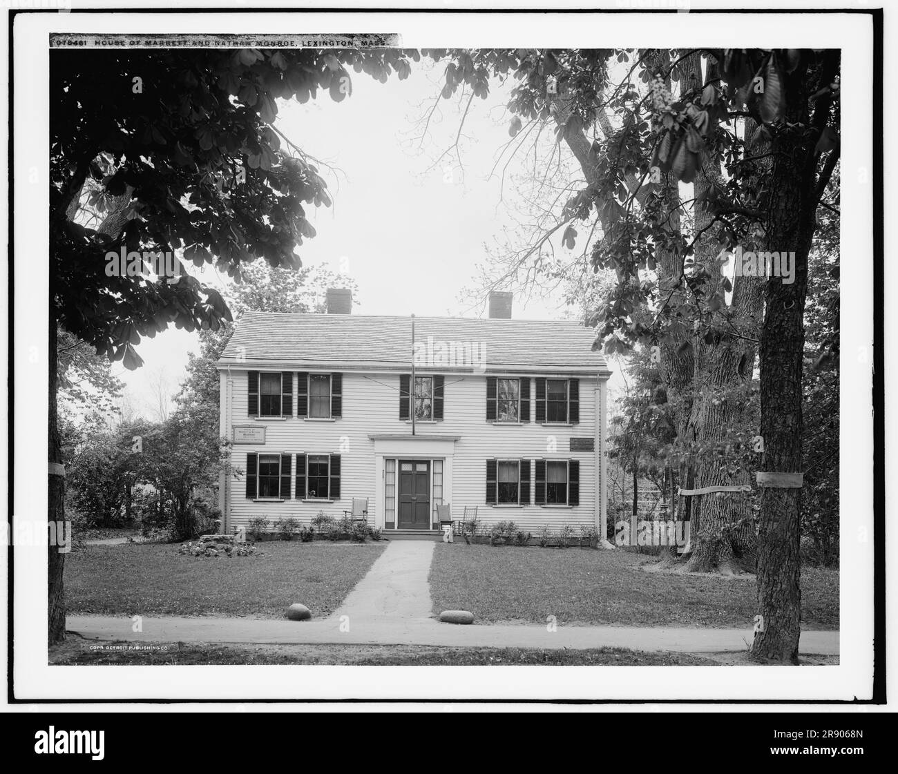 House of Marrett and Nathan Monroe i.e. Munroe, Lexington, Mass., c1908 ...