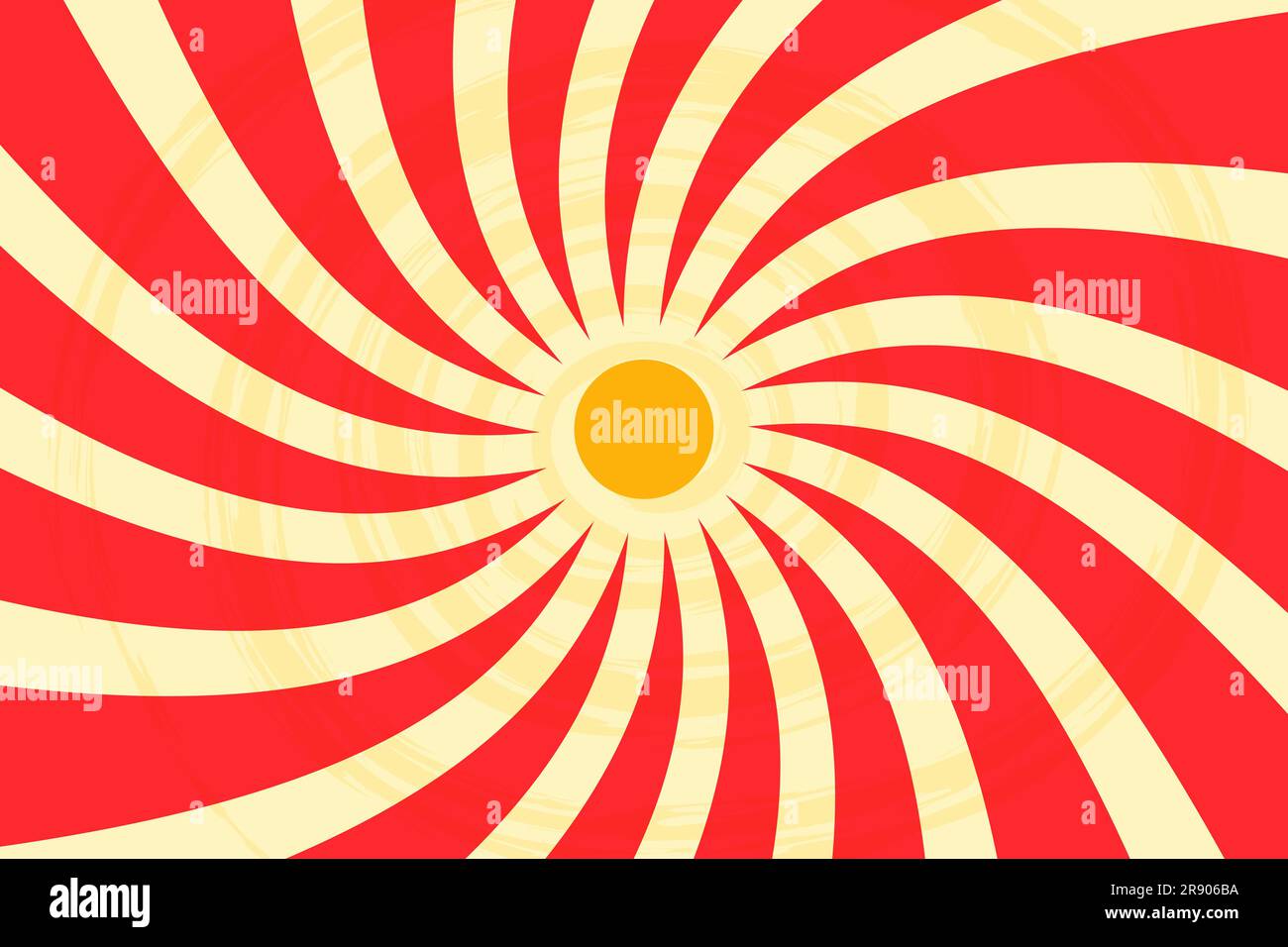 Retro background sun rays or spiral in the center, Candy pattern ...