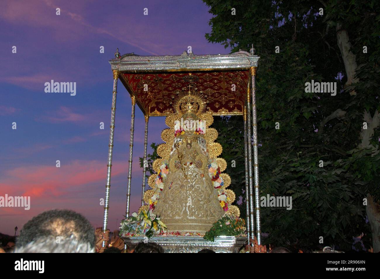 Blanca Paloma procession, veneration of the Blessed Virgin Mary ...