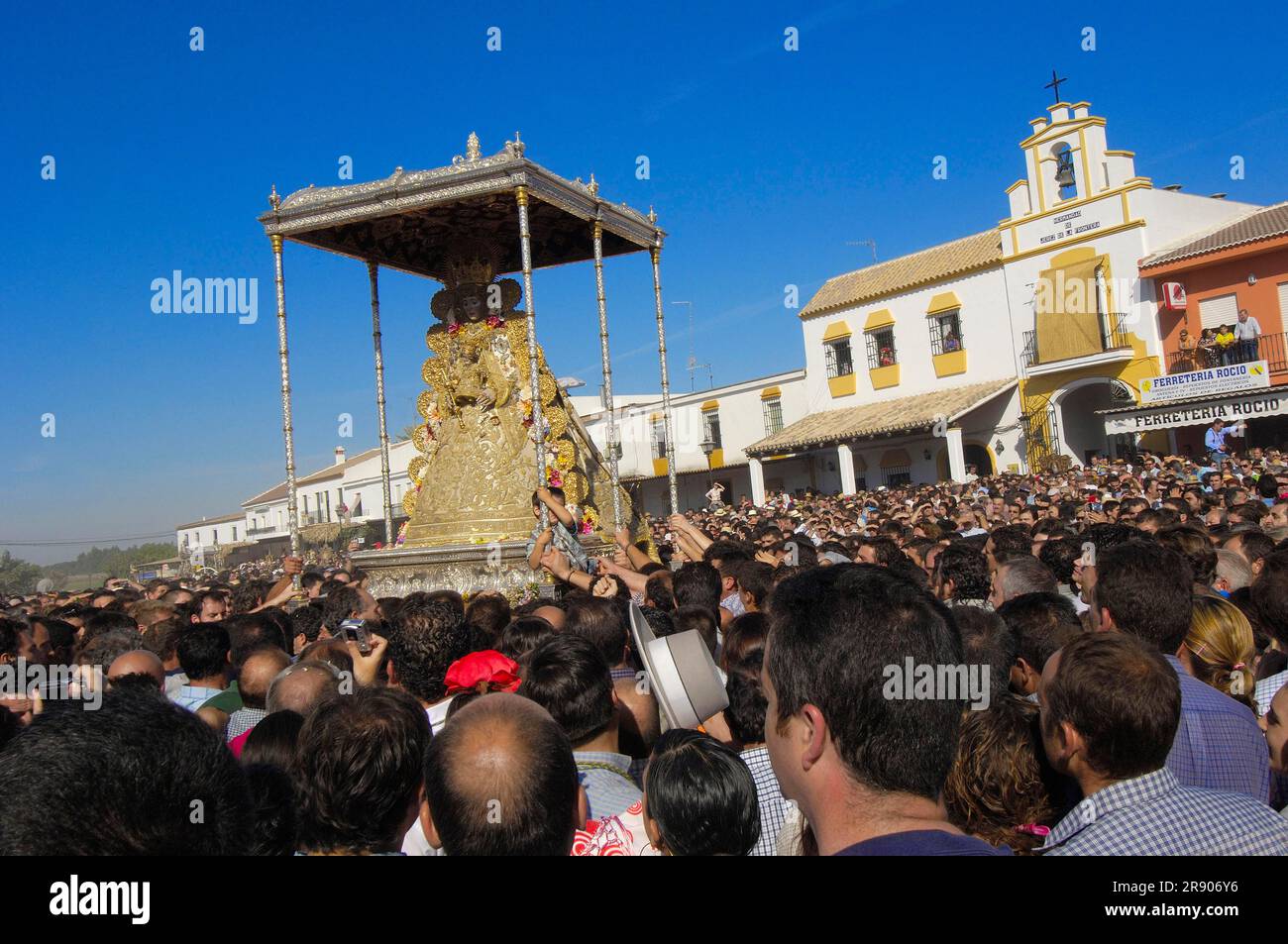 Blanca Paloma procession, veneration of the Blessed Virgin Mary ...