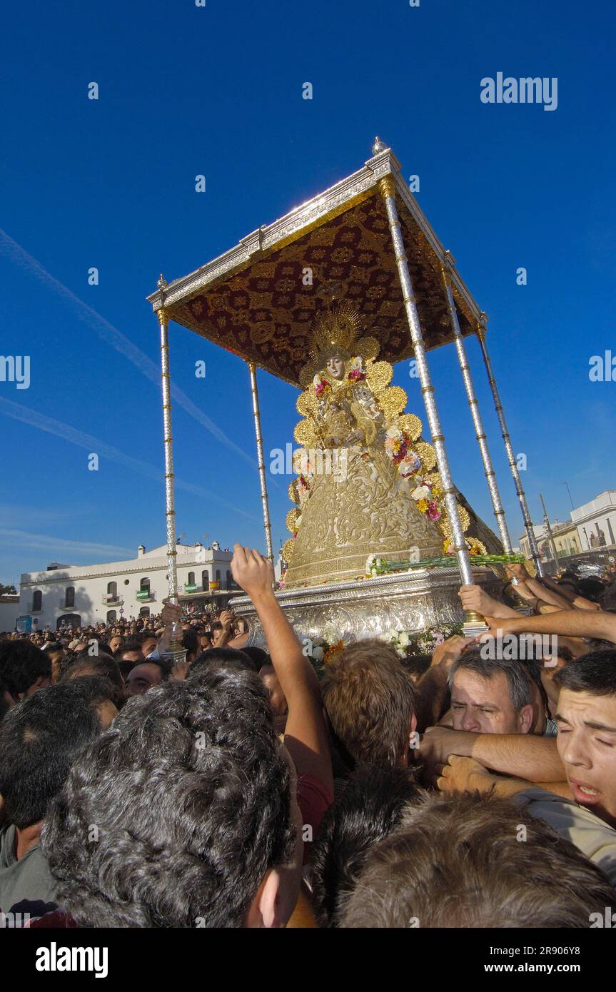 Blanca Paloma procession, veneration of the Blessed Virgin Mary ...