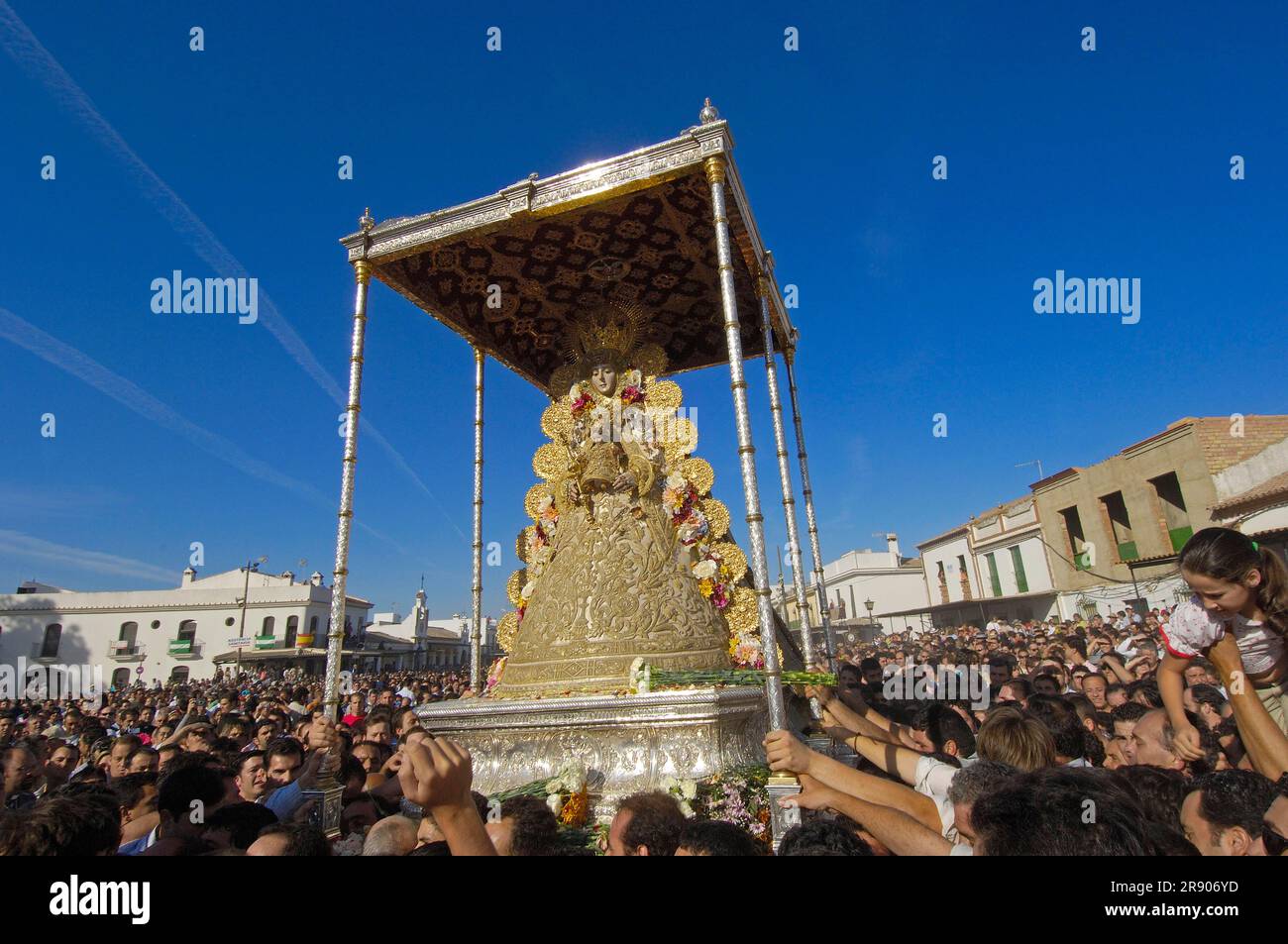 Blanca Paloma procession, veneration of the Blessed Virgin Mary ...