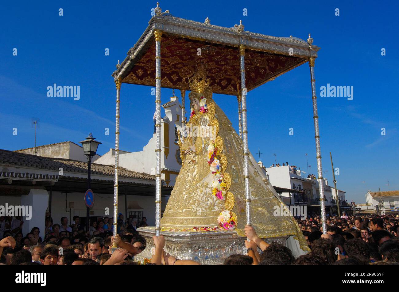 Blanca Paloma procession, veneration of the Blessed Virgin Mary ...