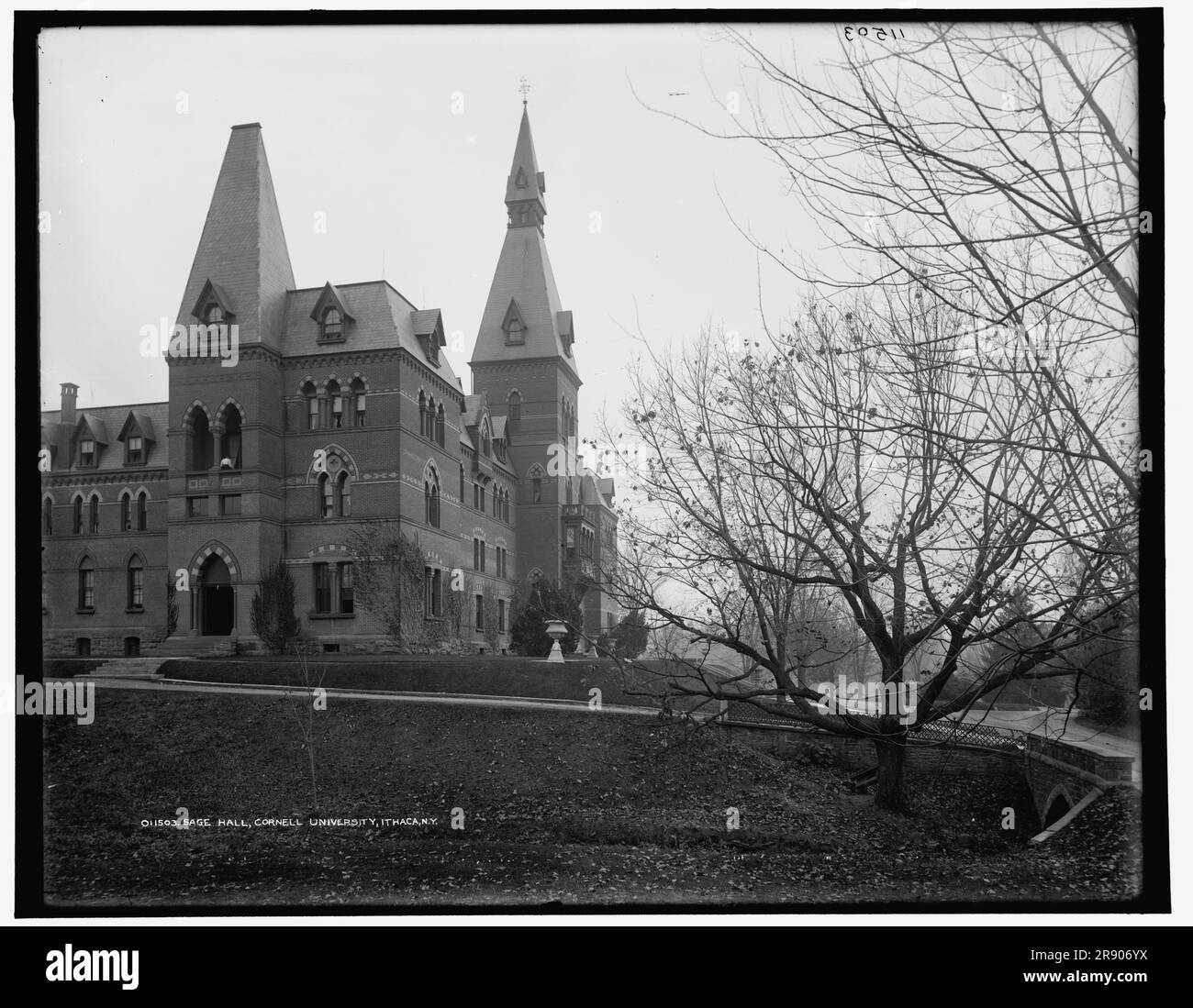 Sage Hall, Cornell University, Ithaca, N.Y., between 1890 and 1906 ...