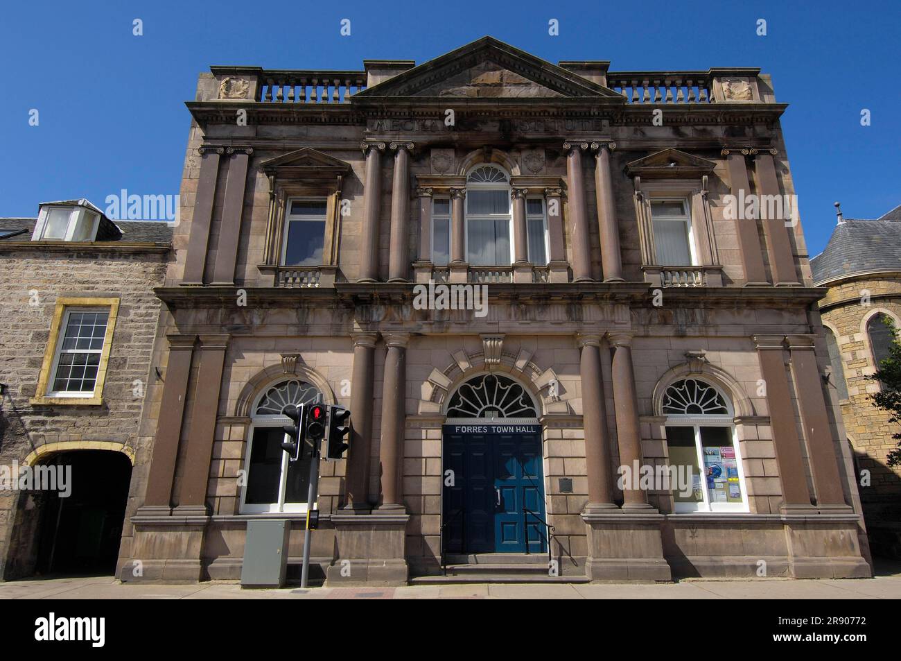 Town Hall, Forres, Moray, Scotland, Great Britain Stock Photo - Alamy