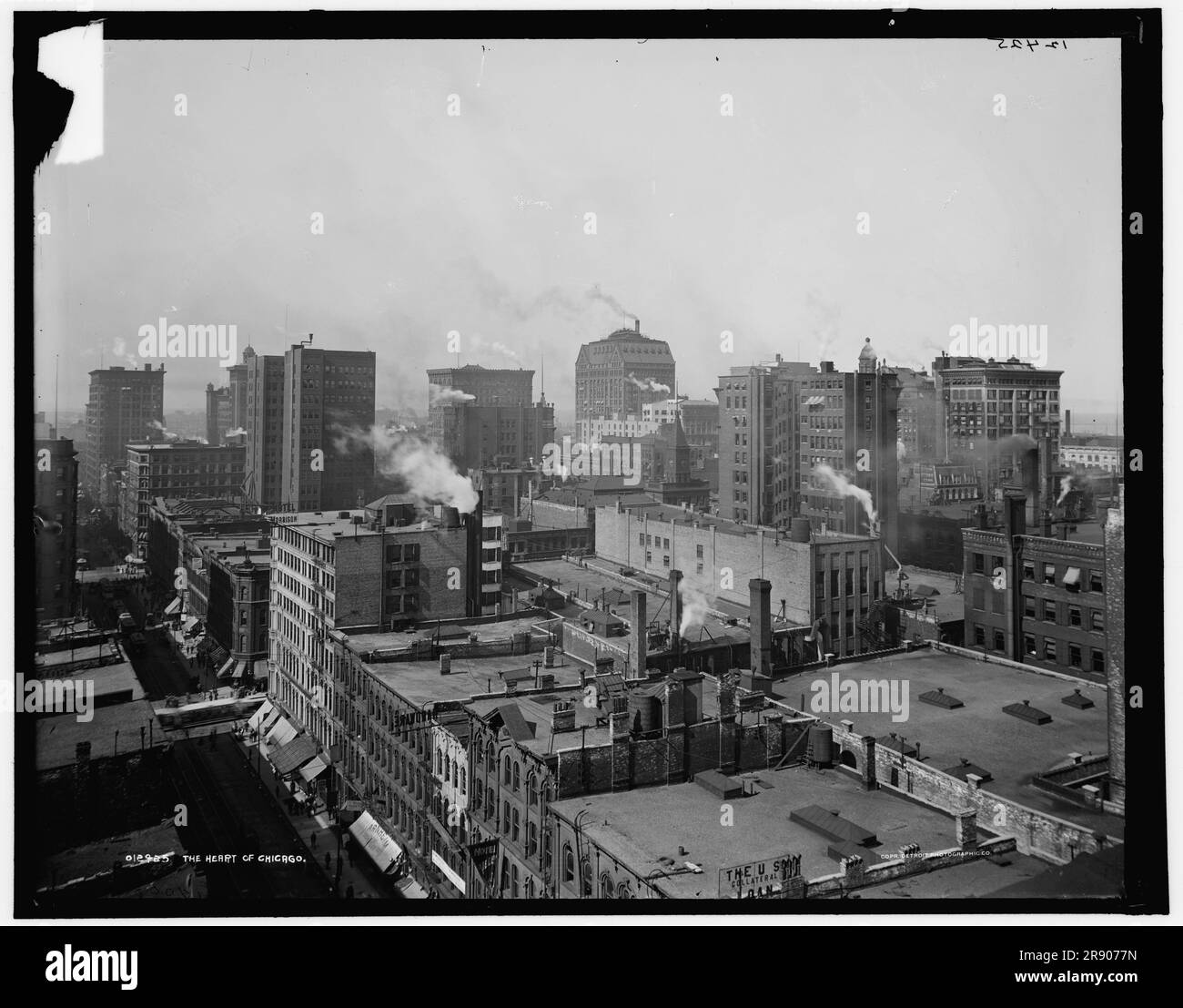 Aerial of detroit city Black and White Stock Photos & Images - Alamy