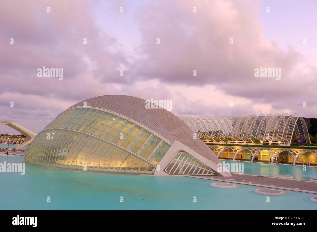 L'Hemisferic, called 'the eye', architect Santiago Calatrava, IMAX ...