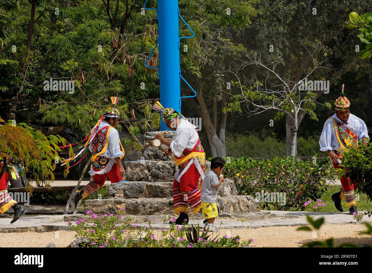 Papantla Flying Men, Tulum, Quintana Roo, Mayan Riviera, Yucatan ...