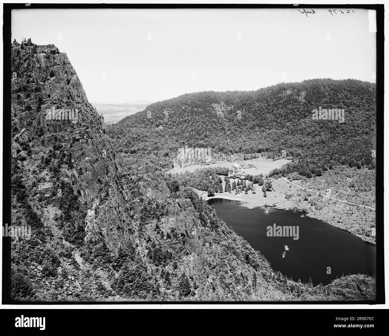 Lake Glorietta [sic] and Table Rock from Old King, Dixville Notch, New ...