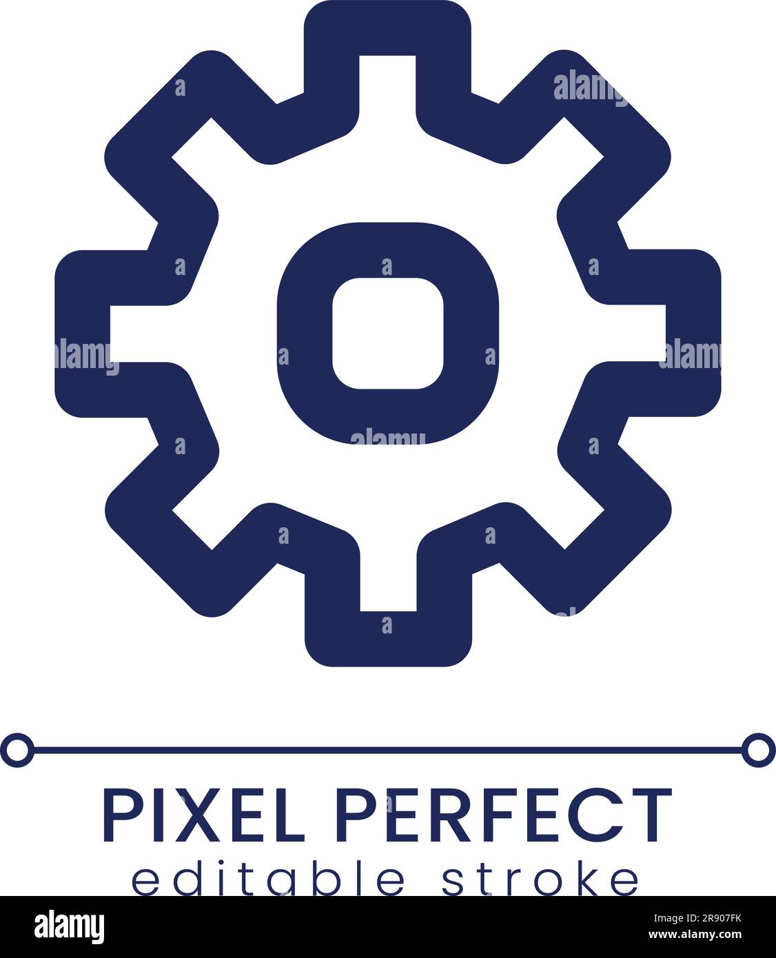 Configuration gear icon perfect Stock Vector Images - Alamy
