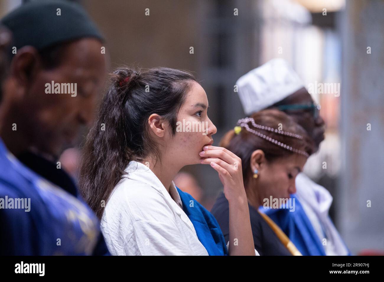 Rome, Italy. 22nd June, 2023. Prayer vigil "Morire di Speranza" in ...