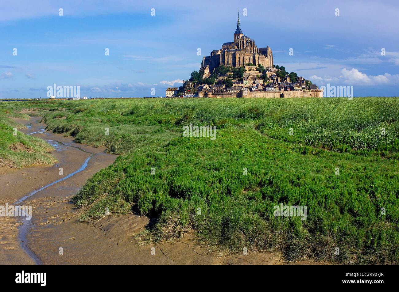 Monastery Island Mont Saint Michel, St., Normandy, France Stock Photo ...