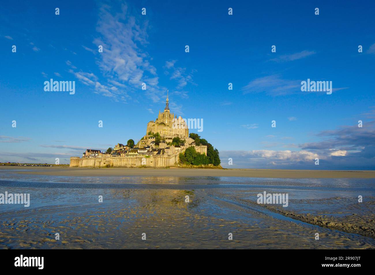 Monastery Island Mont Saint Michel, St., Normandy, France Stock Photo ...