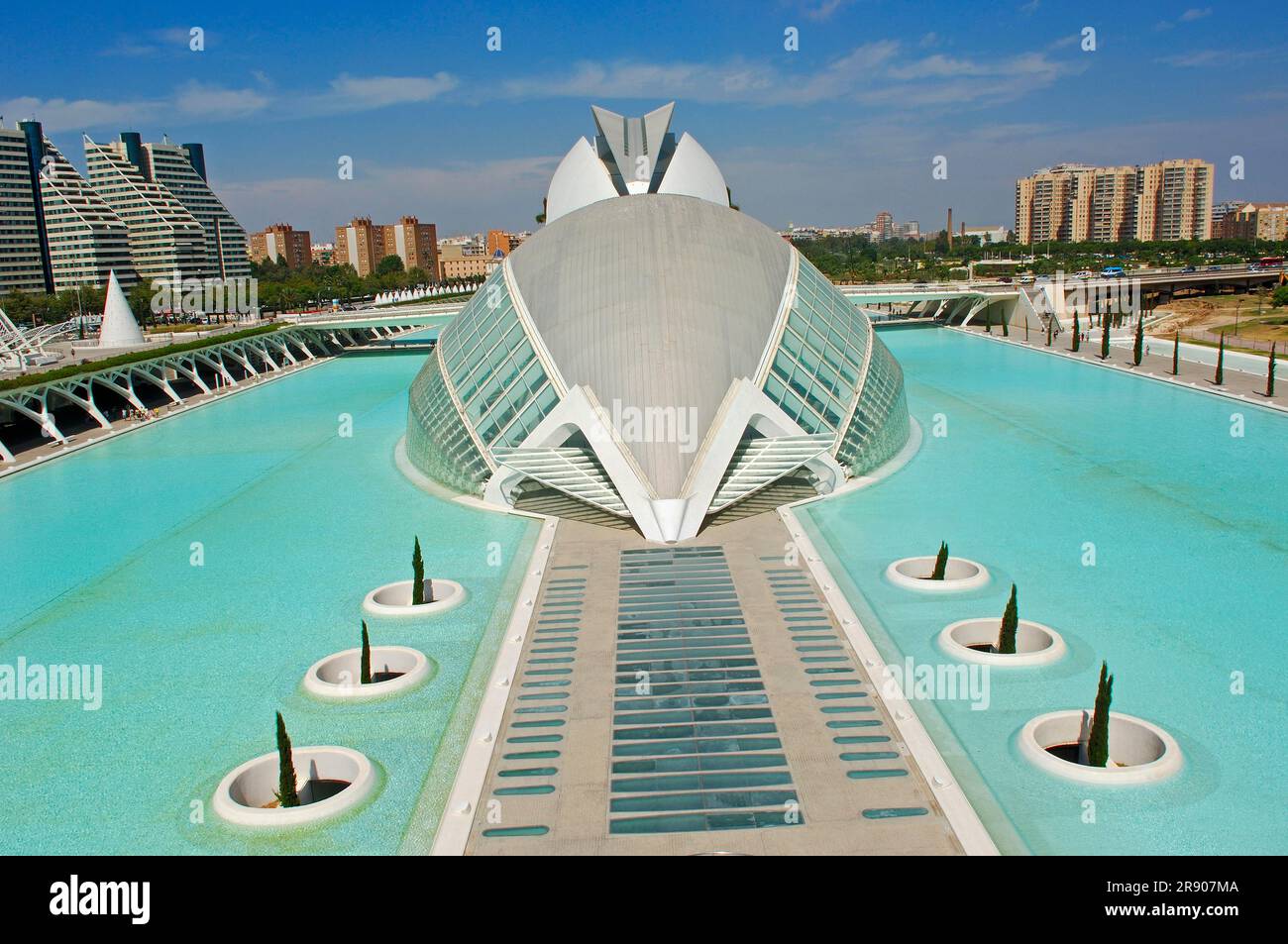 L'Hemisferic, called 'the eye', architect Santiago Calatrava, IMAX ...