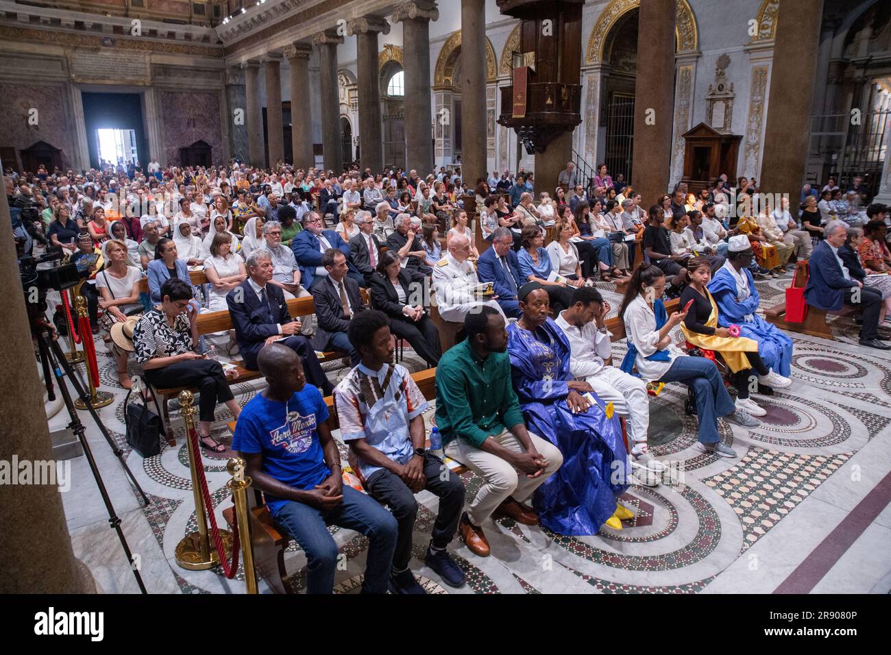 Rome, Italy. 22nd June, 2023. Prayer vigil "Morire di Speranza" in ...