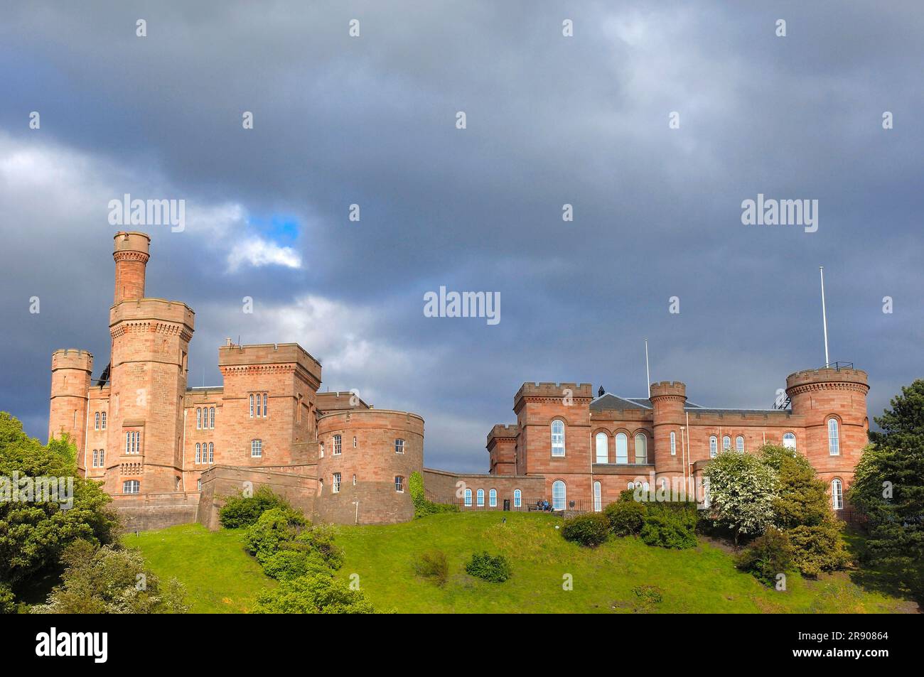Inverness Castle, Inverness, Highlands, Scotland, United Kingdom Stock ...