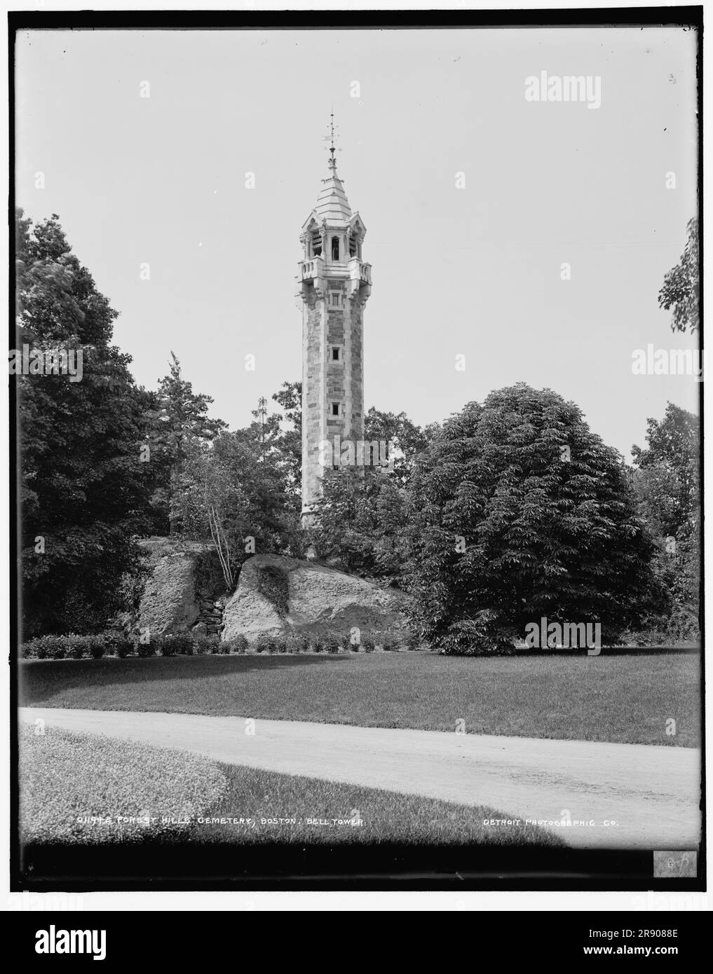 Forest hills cemetery boston Black and White Stock Photos & Images - Alamy