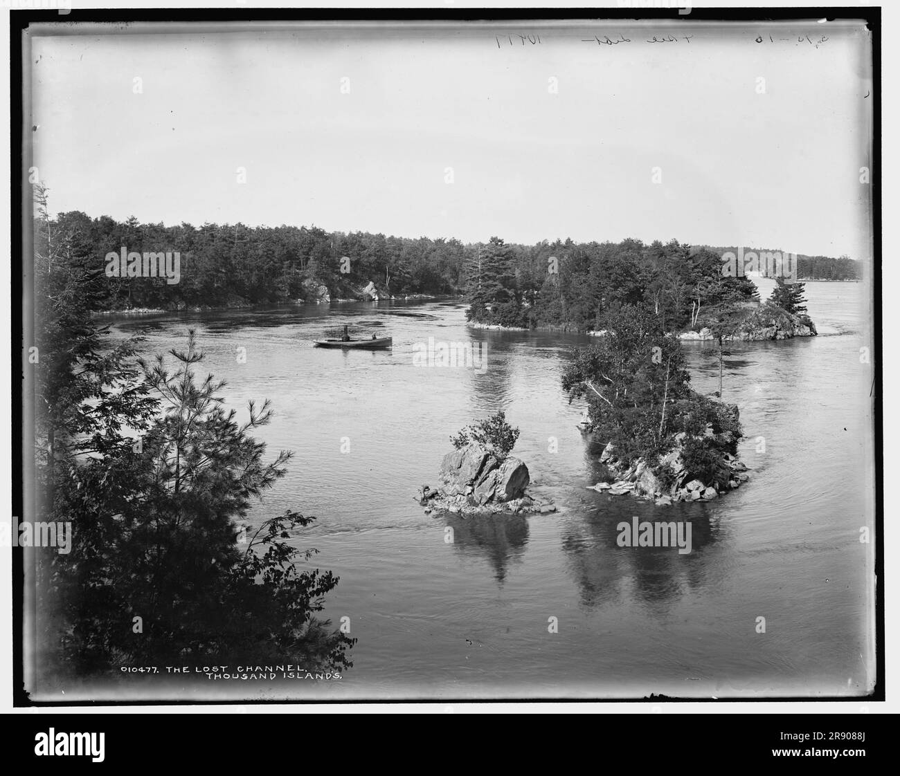The Lost Channel, Thousand Islands, between 1890 and 1901 Stock Photo ...