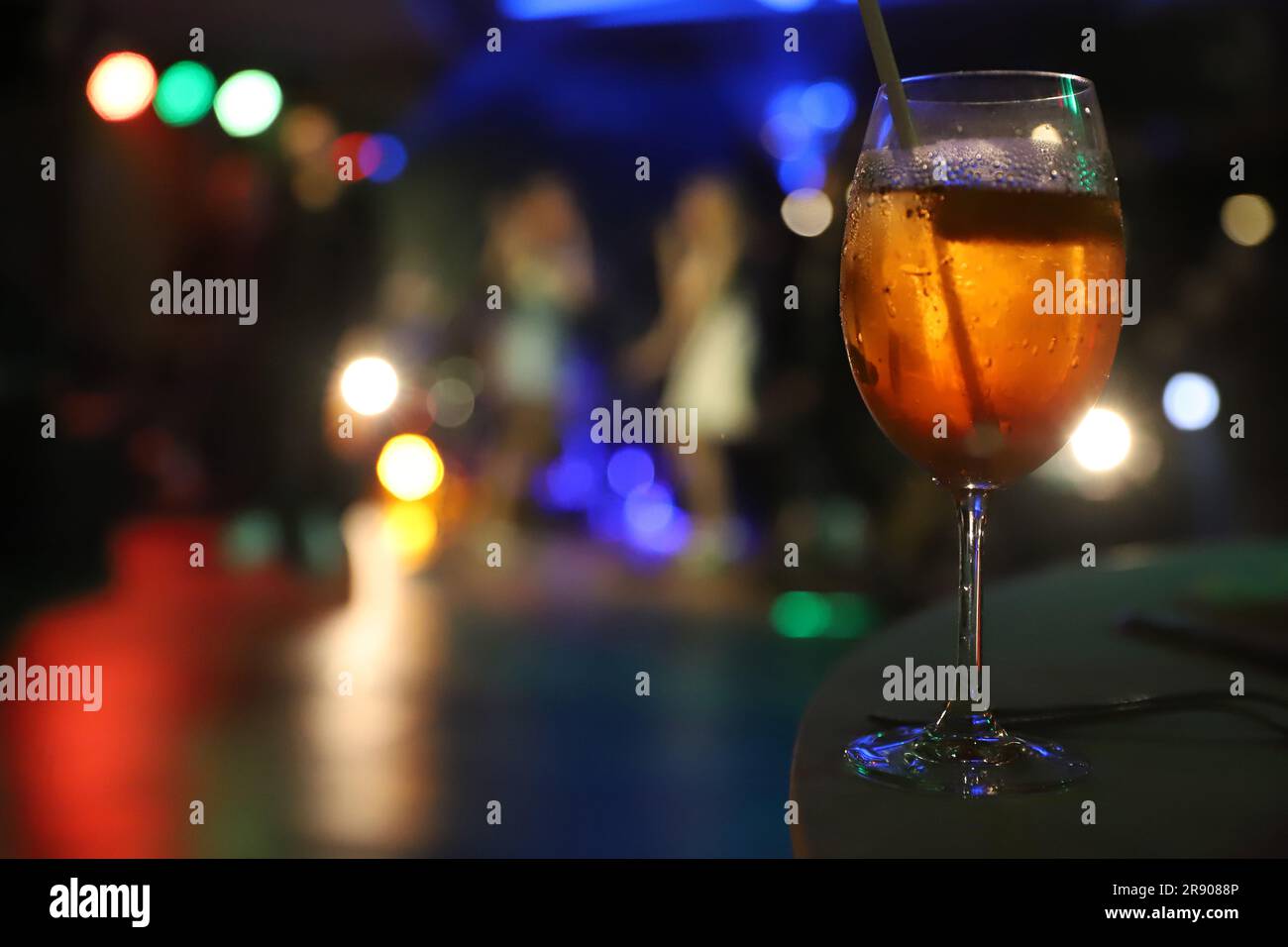 Origial typical italian beverage, aperol aperitif made with prosecco ...