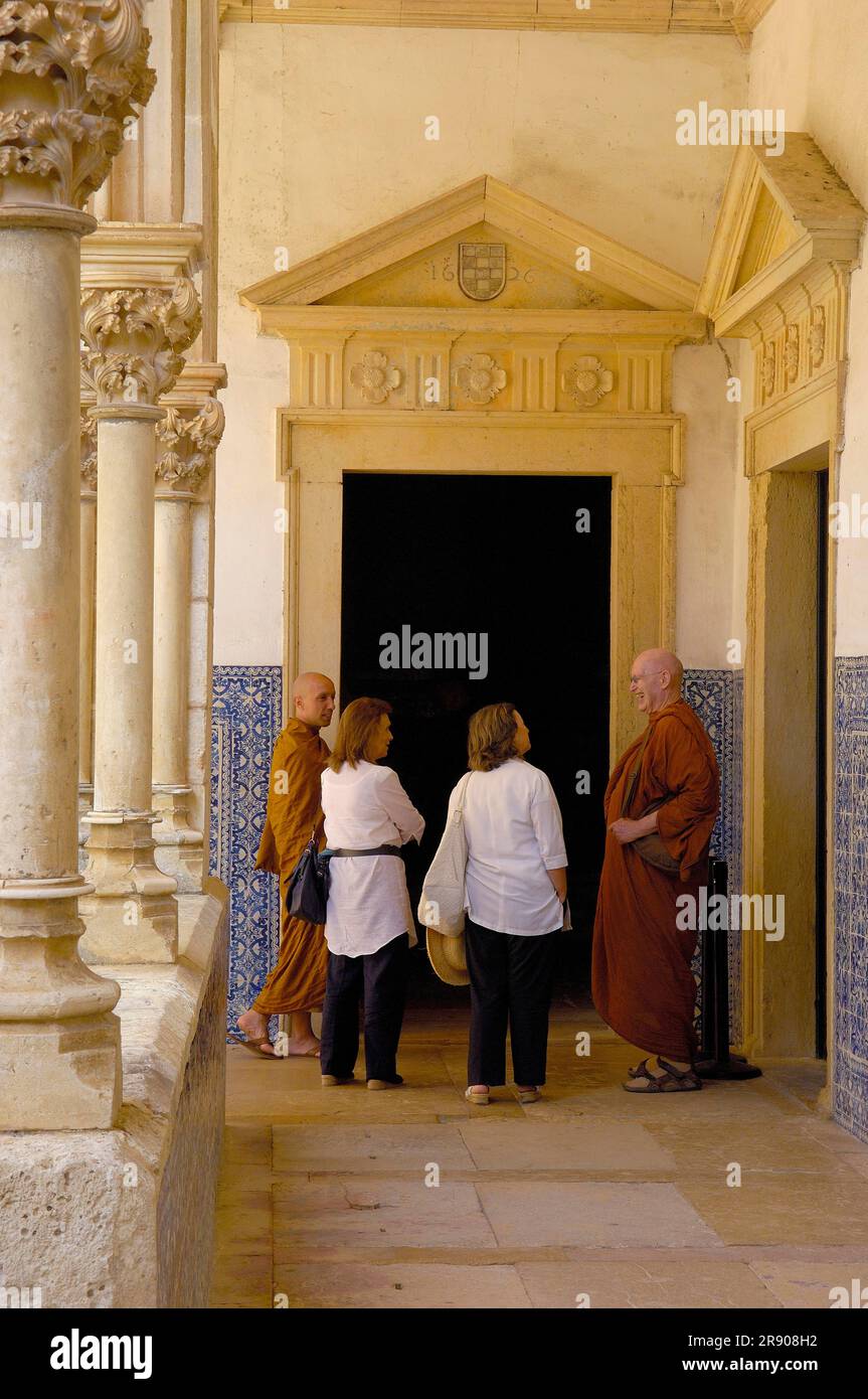 Tomar, Monastery of the Order of Christ, Santarem District, Ribatejo ...