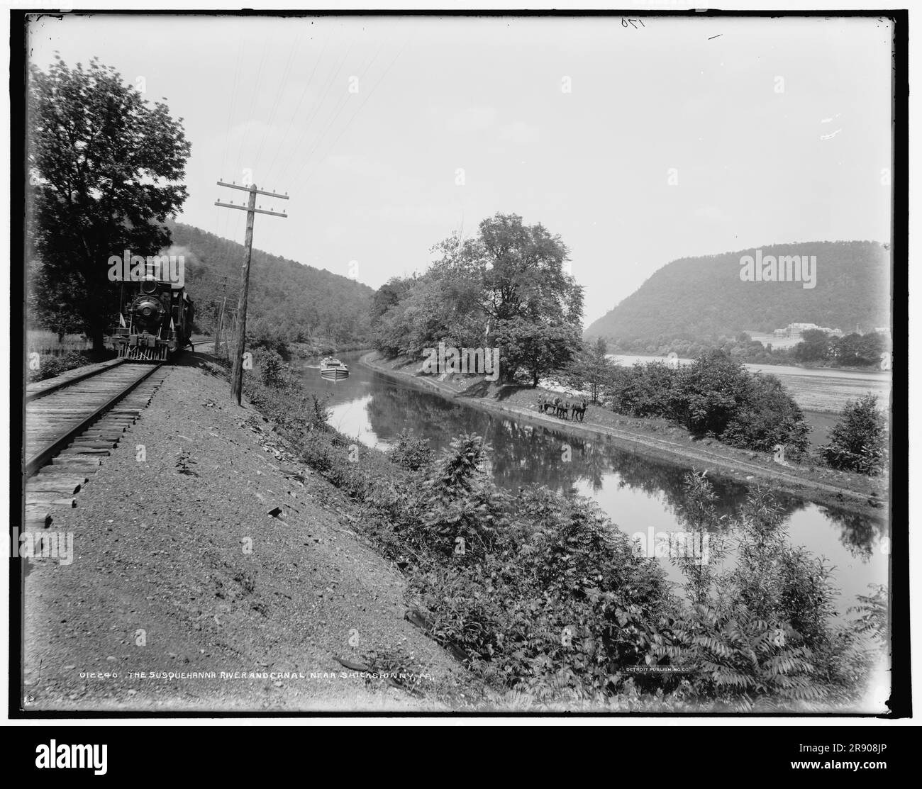 Pennsylvania canal Black and White Stock Photos & Images - Alamy