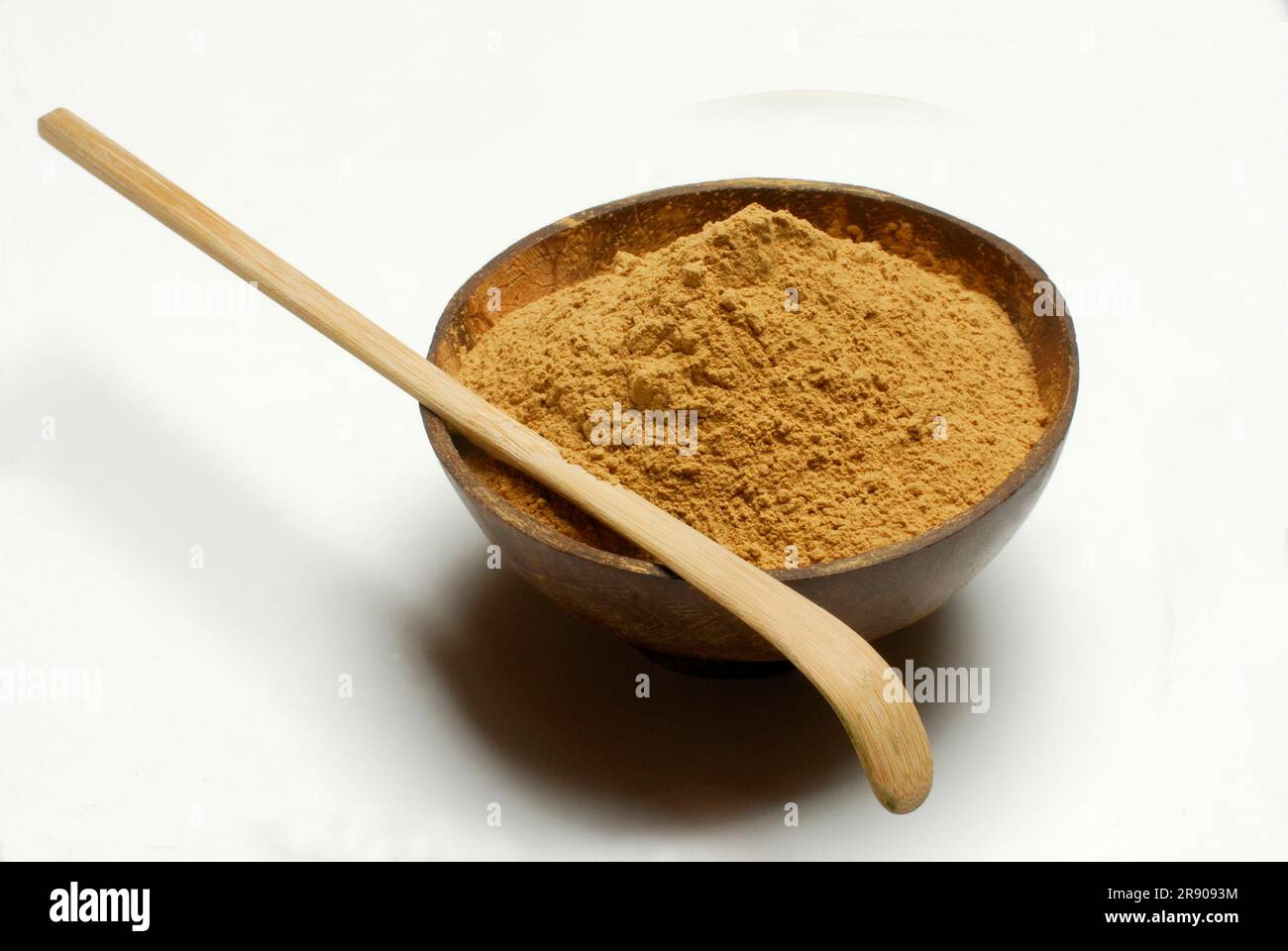 Red clay in bowl, clay, healing clay, freestanding, object Stock Photo ...