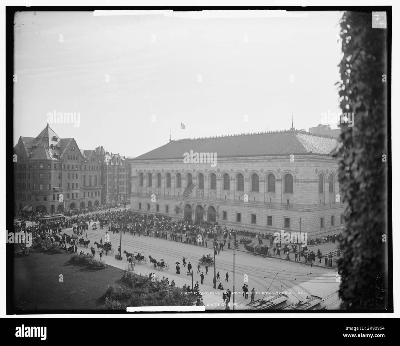 Copley Square, Boston, Mass., c1903 Stock Photo - Alamy