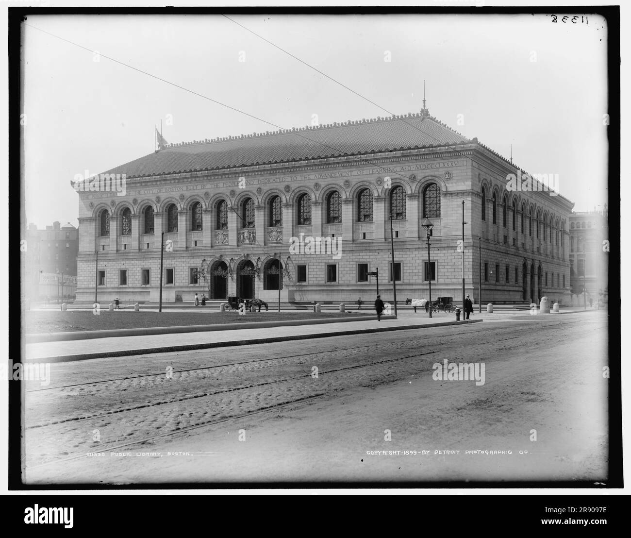 Boston public library facade hi-res stock photography and images - Alamy