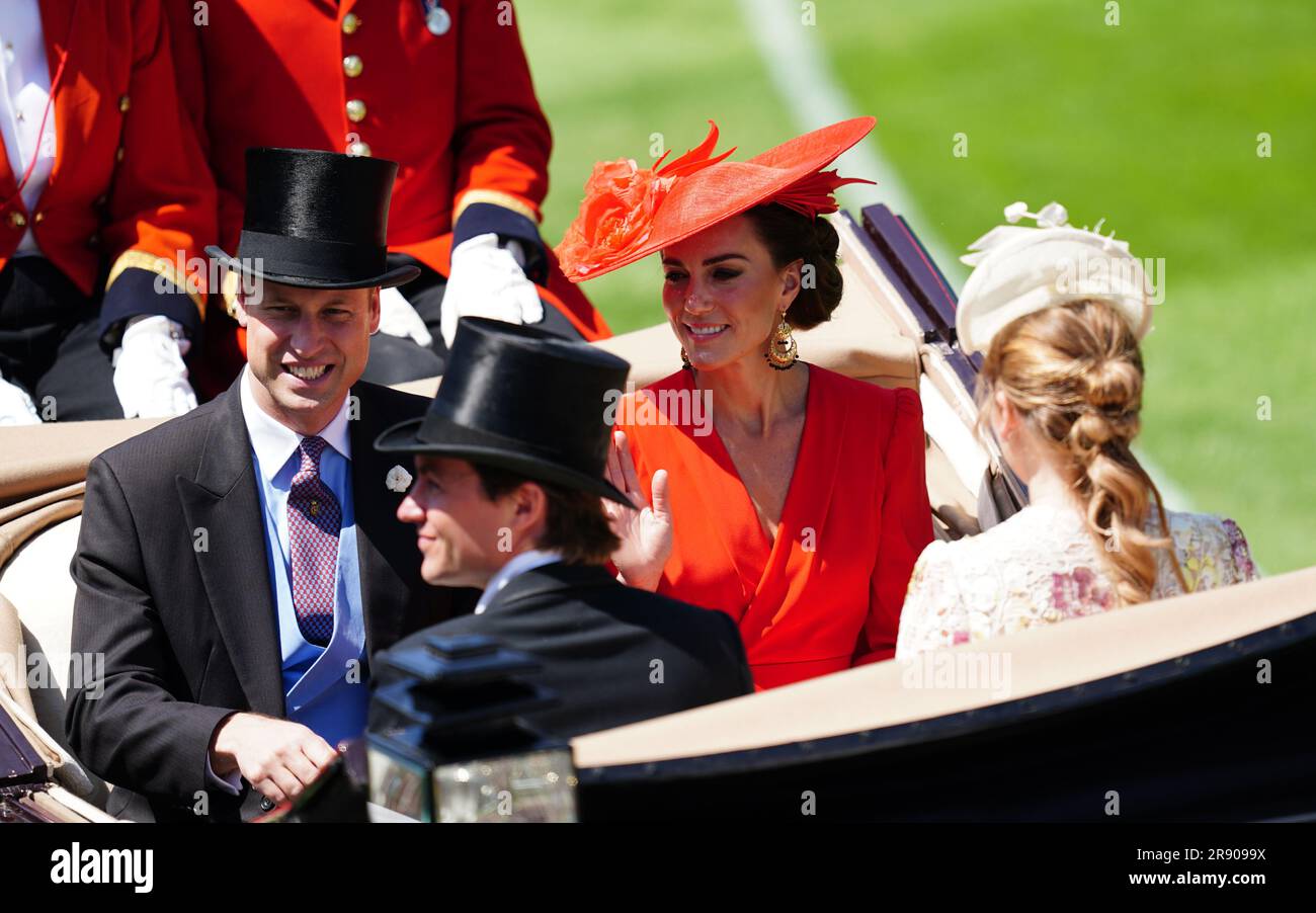 The carriage of the Prince of Wales, the Princess of Wales, Princess ...