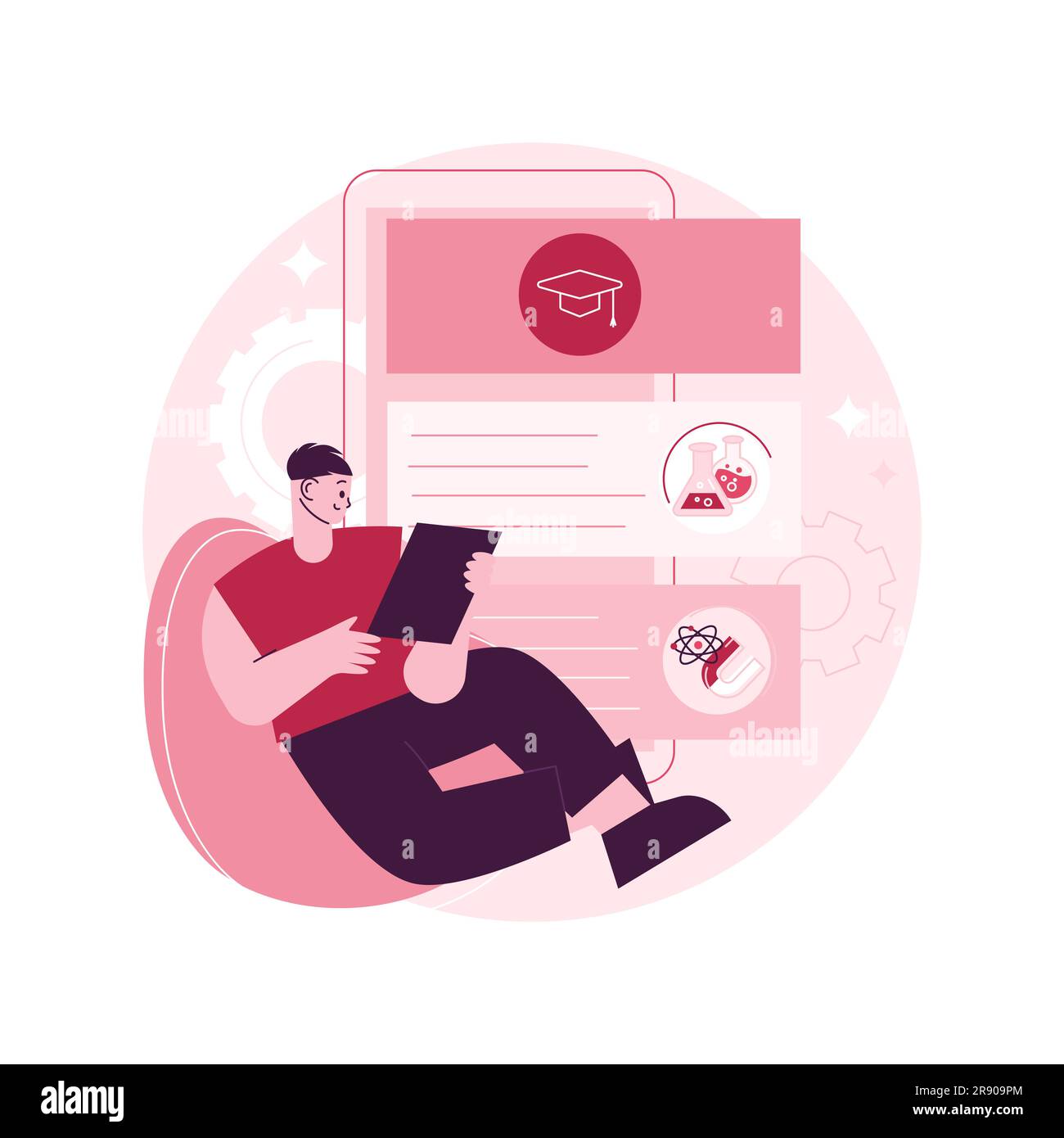 Parents tutoring Stock Vector Images - Alamy