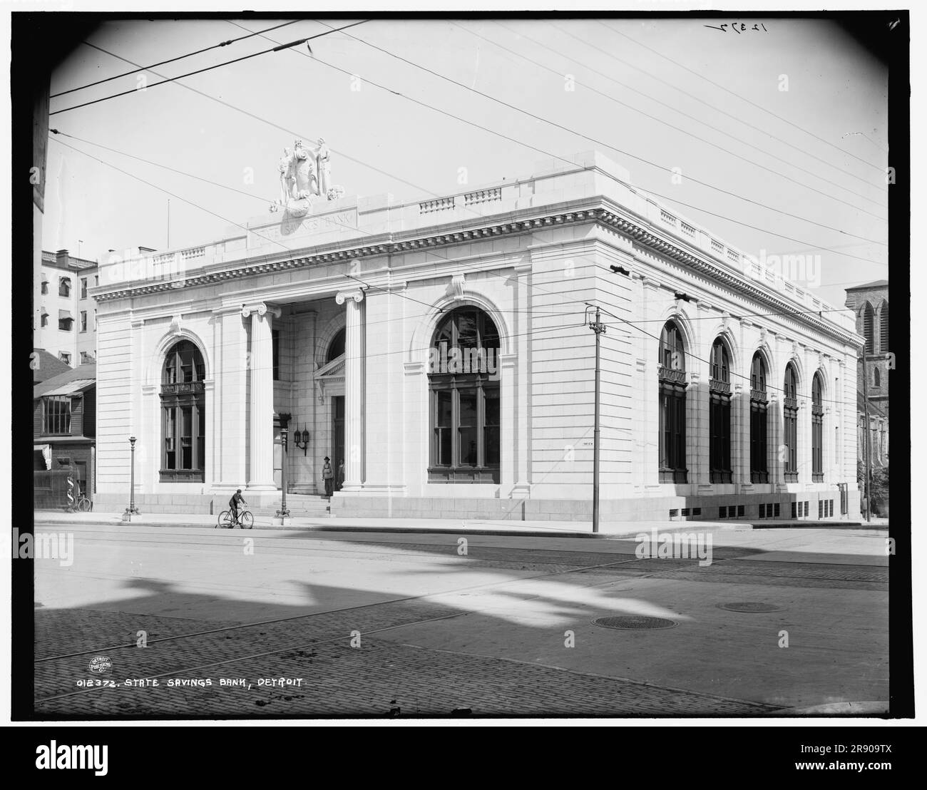 State Savings Bank, Detroit, between 1890 and 1901 Stock Photo - Alamy