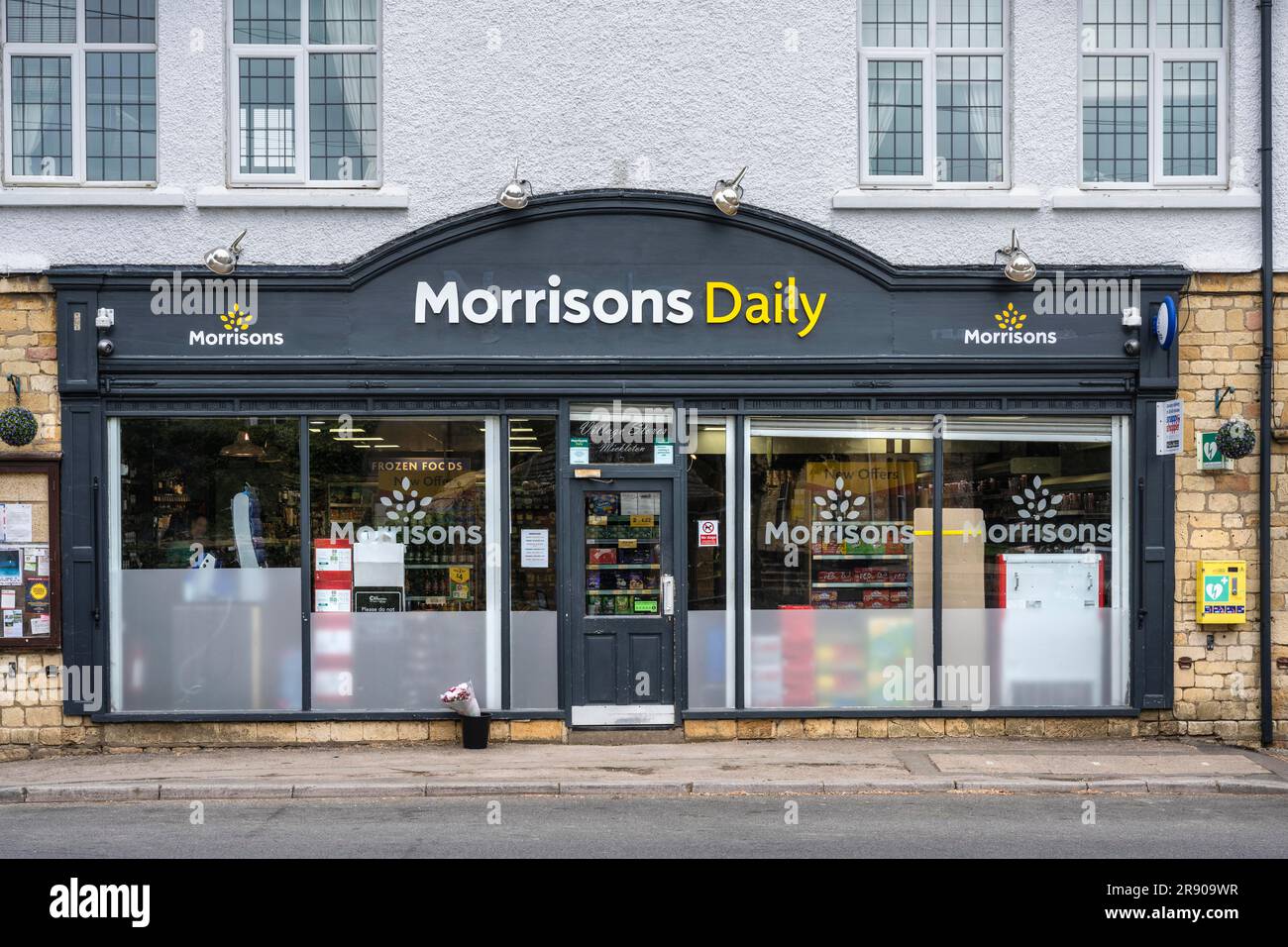 Village shop, local supermarket chain Morrisons in Mickleton, Cotswolds ...