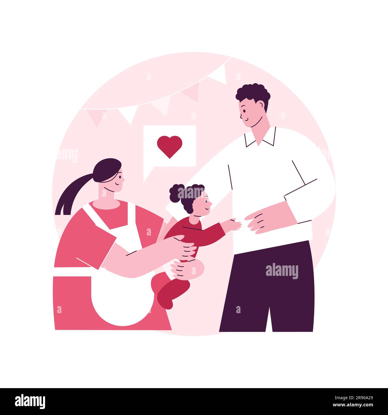 Story time at nursery Stock Vector Images - Alamy