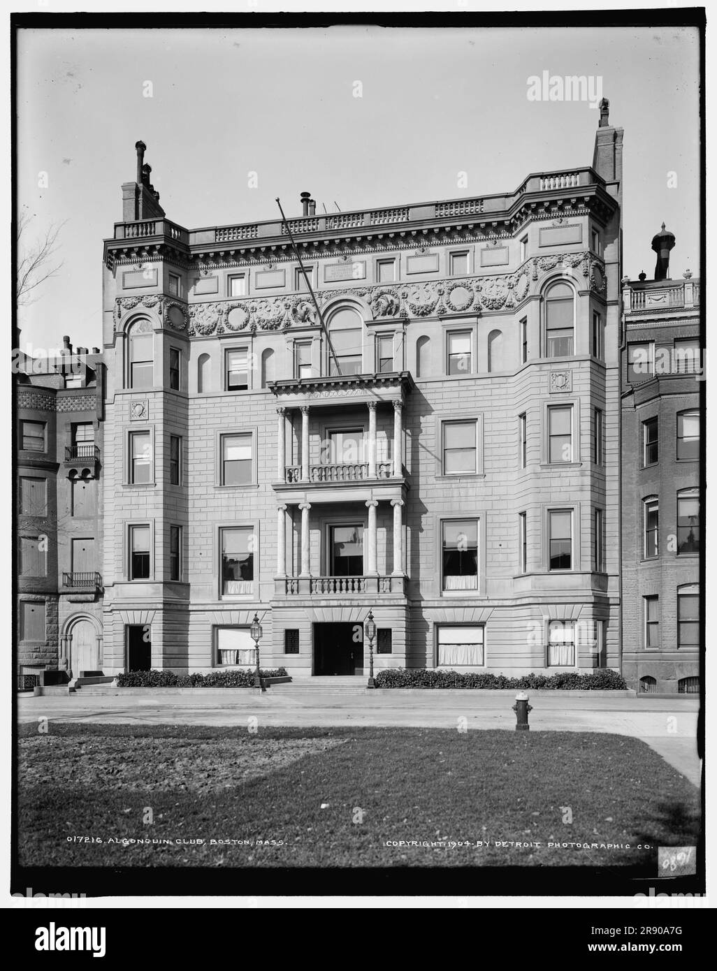 Algonquin Club, Boston, Mass., c1904 Stock Photo - Alamy