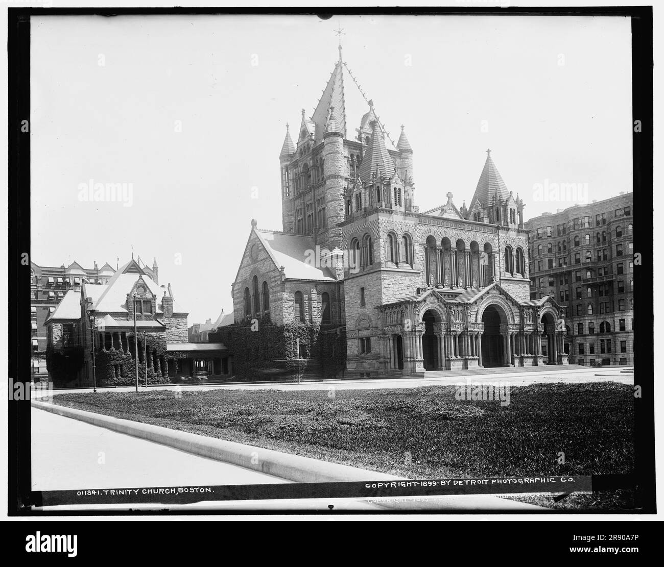 Trinity Church, Boston, c1899 Stock Photo - Alamy