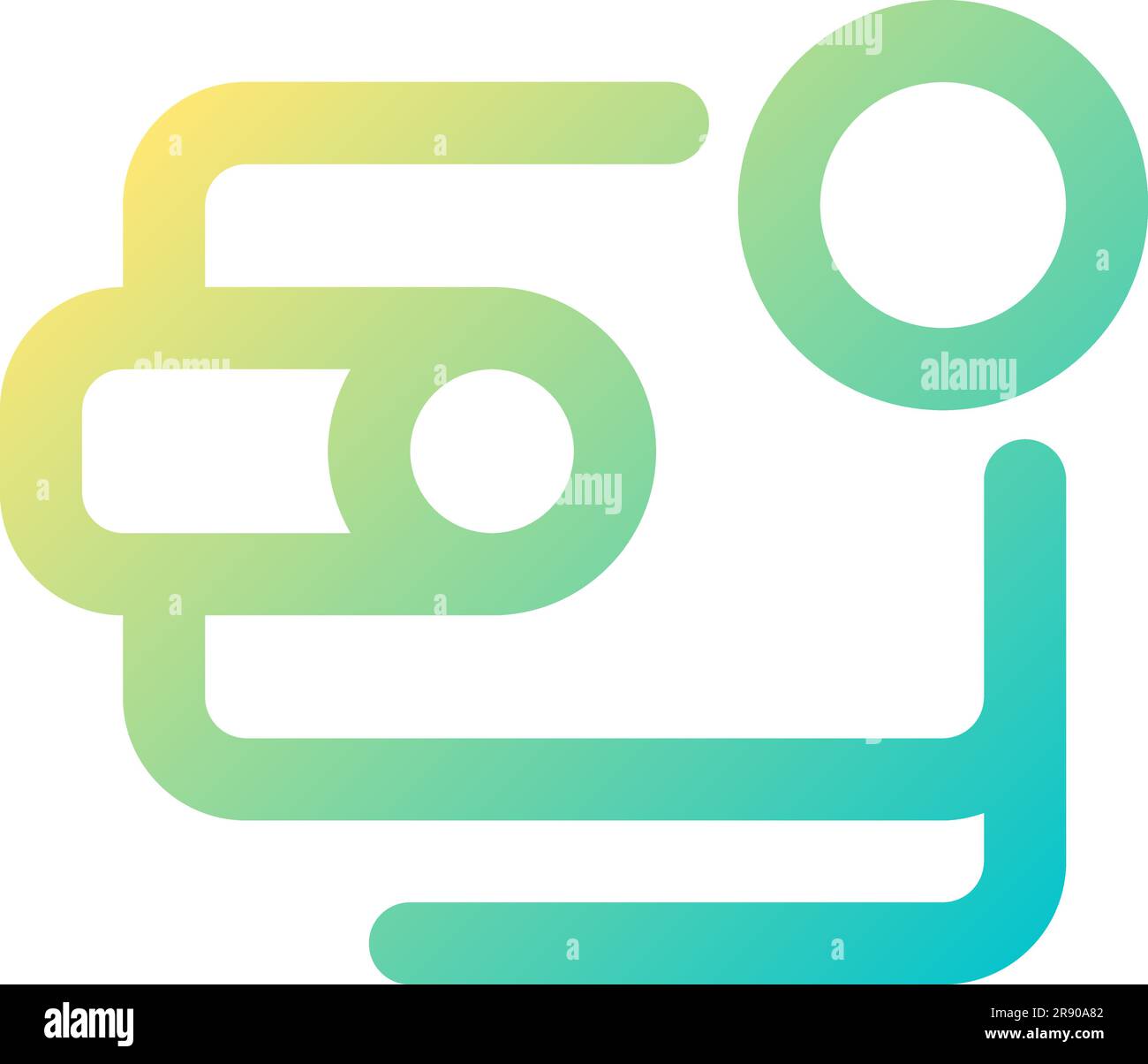 Notification from digital wallet pixel perfect gradient linear ui icon Stock Vector Image & Art ...