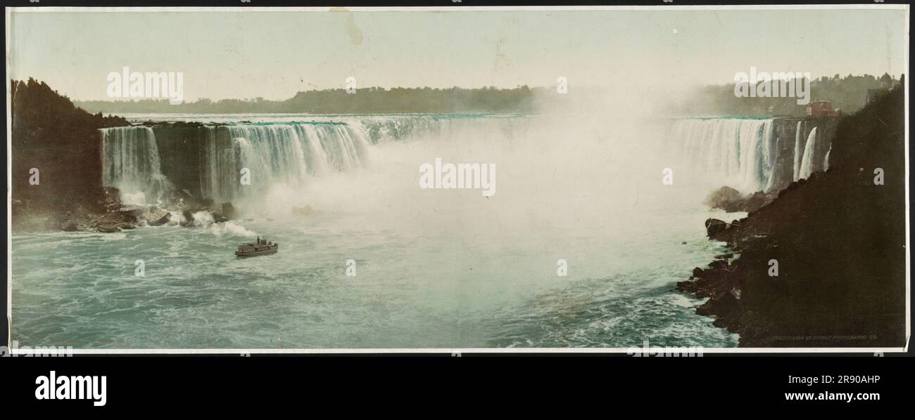Niagara, the Horseshoe Fall, c1899 Stock Photo - Alamy