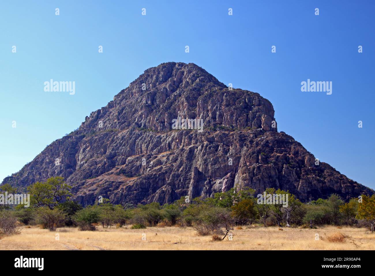 Tsodilo Hills, World Heritage Site, Botswana, the seat of the G Stock ...