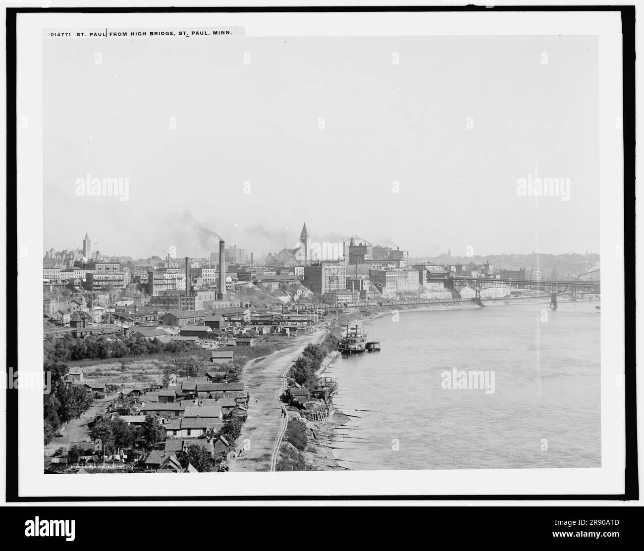 St. Paul from High Bridge, St. Paul, Minn., c1902 Stock Photo - Alamy
