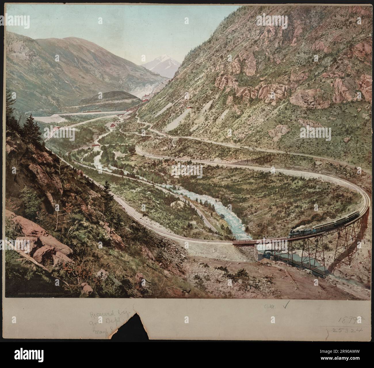 The far-famed Georgetown loop, c1899 Stock Photo - Alamy