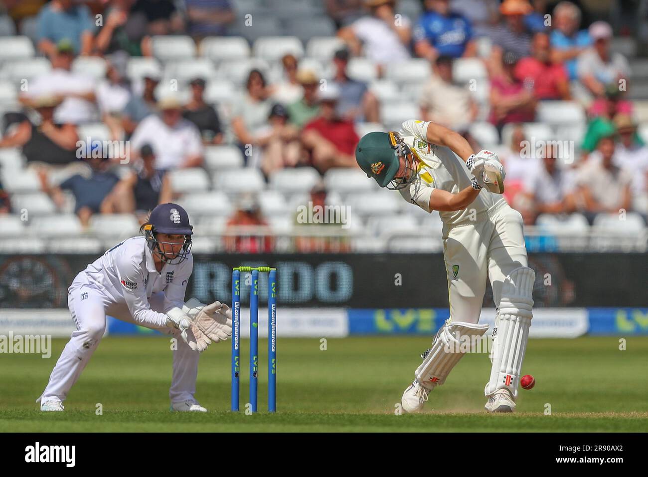 Annabel Sutherland of Australia during the Metro Bank Women's Ashes ...
