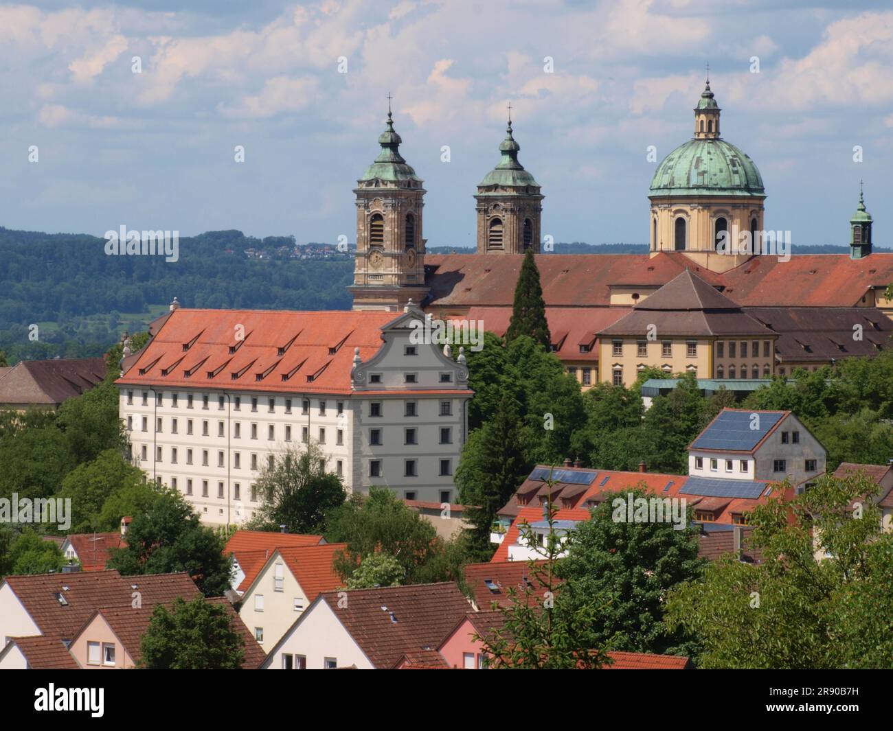 The Basilica of St. Martin in Weingarten (Wuerttemberg) in Upper Swabia ...
