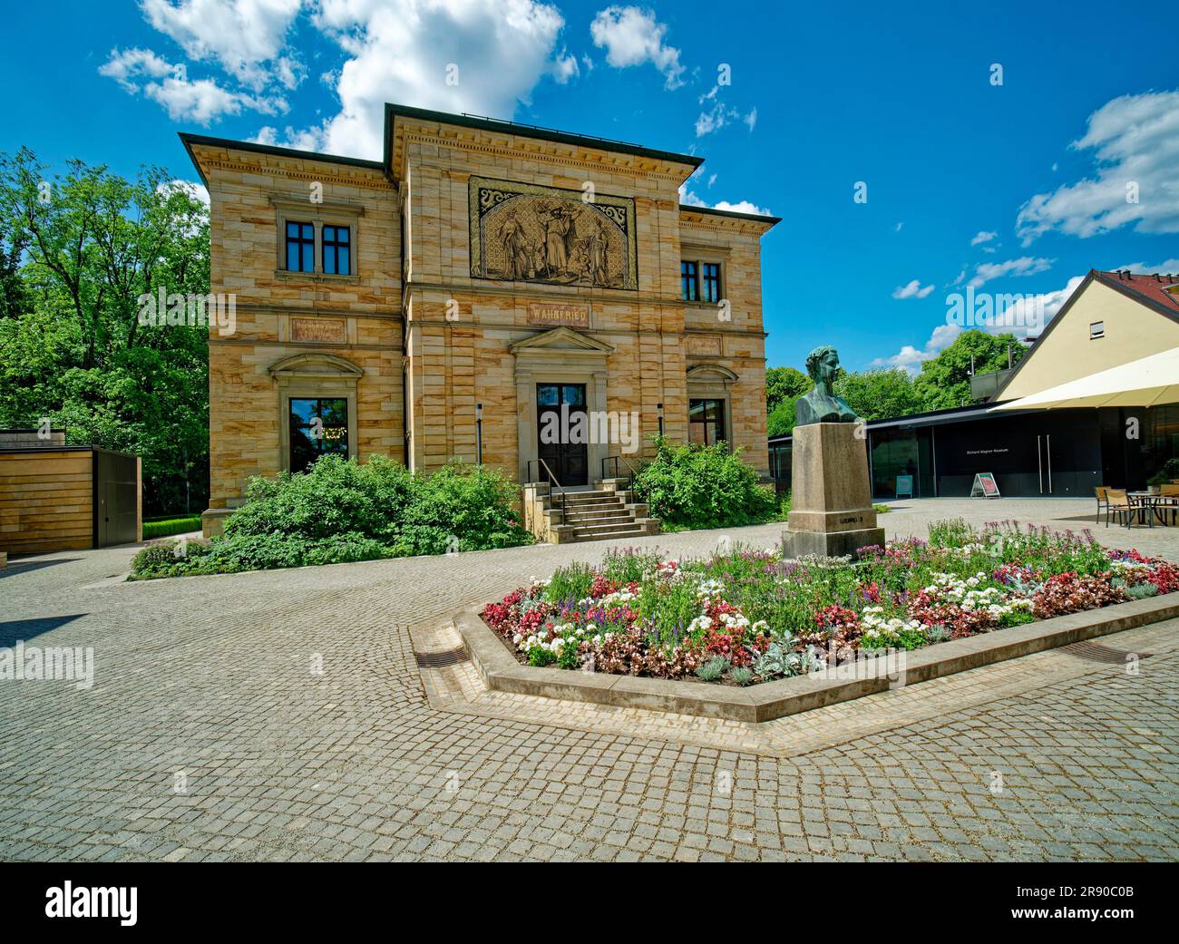 Haus Wahnfried, former home of Richard Wagner, today Richard Wagner ...
