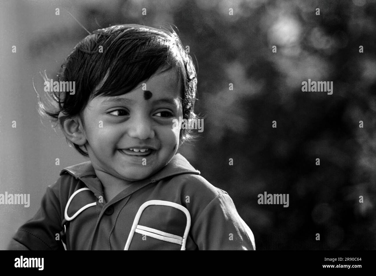 Two years old South Indian boy child smiling, Tamil Nadu, South India ...