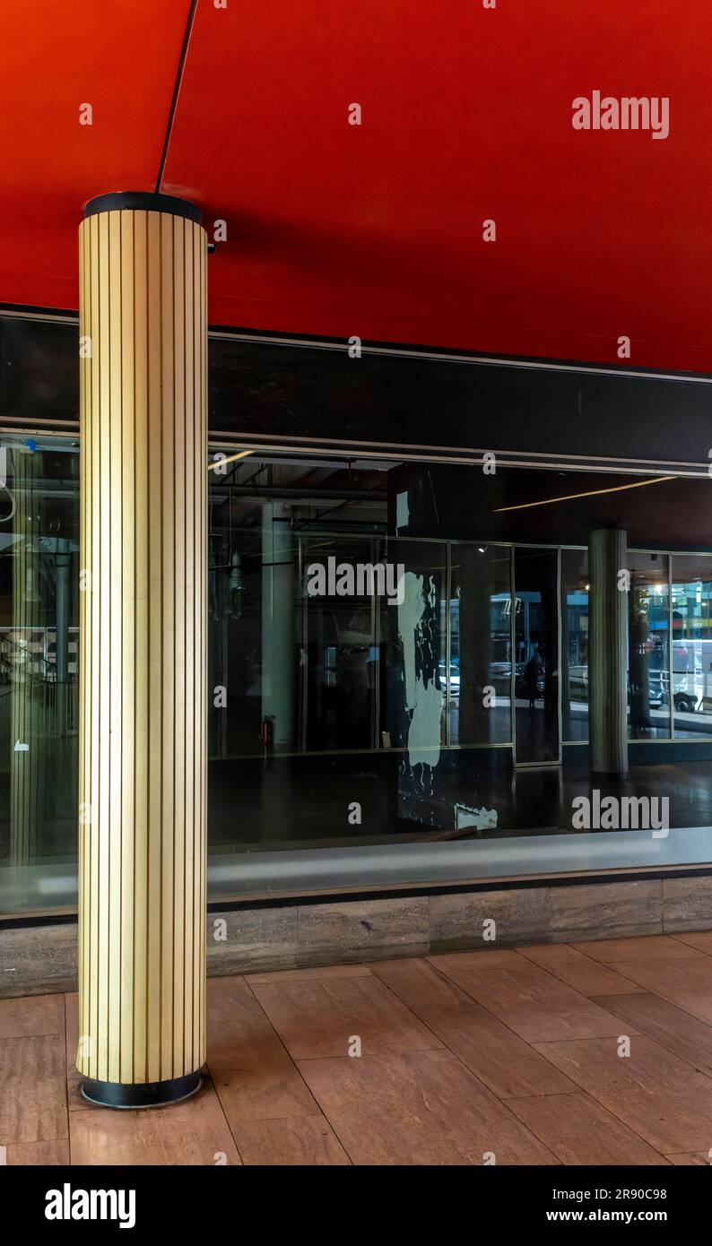 Support Pillar, Architecture Of The Sixties, Berlin, Germany Stock ...