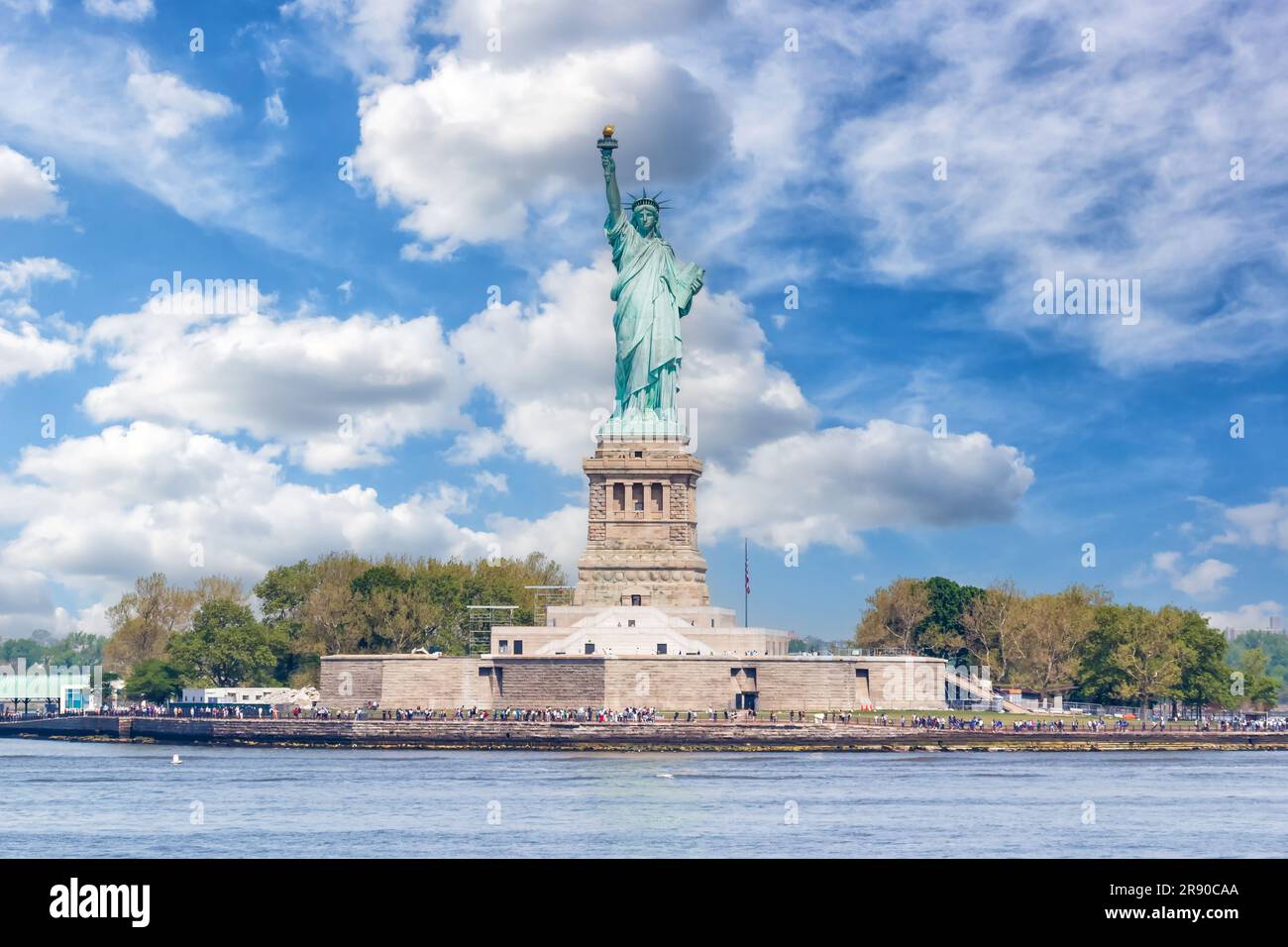 New York, USA - May 12, 2023: New York City Statue Of Liberty In New ...