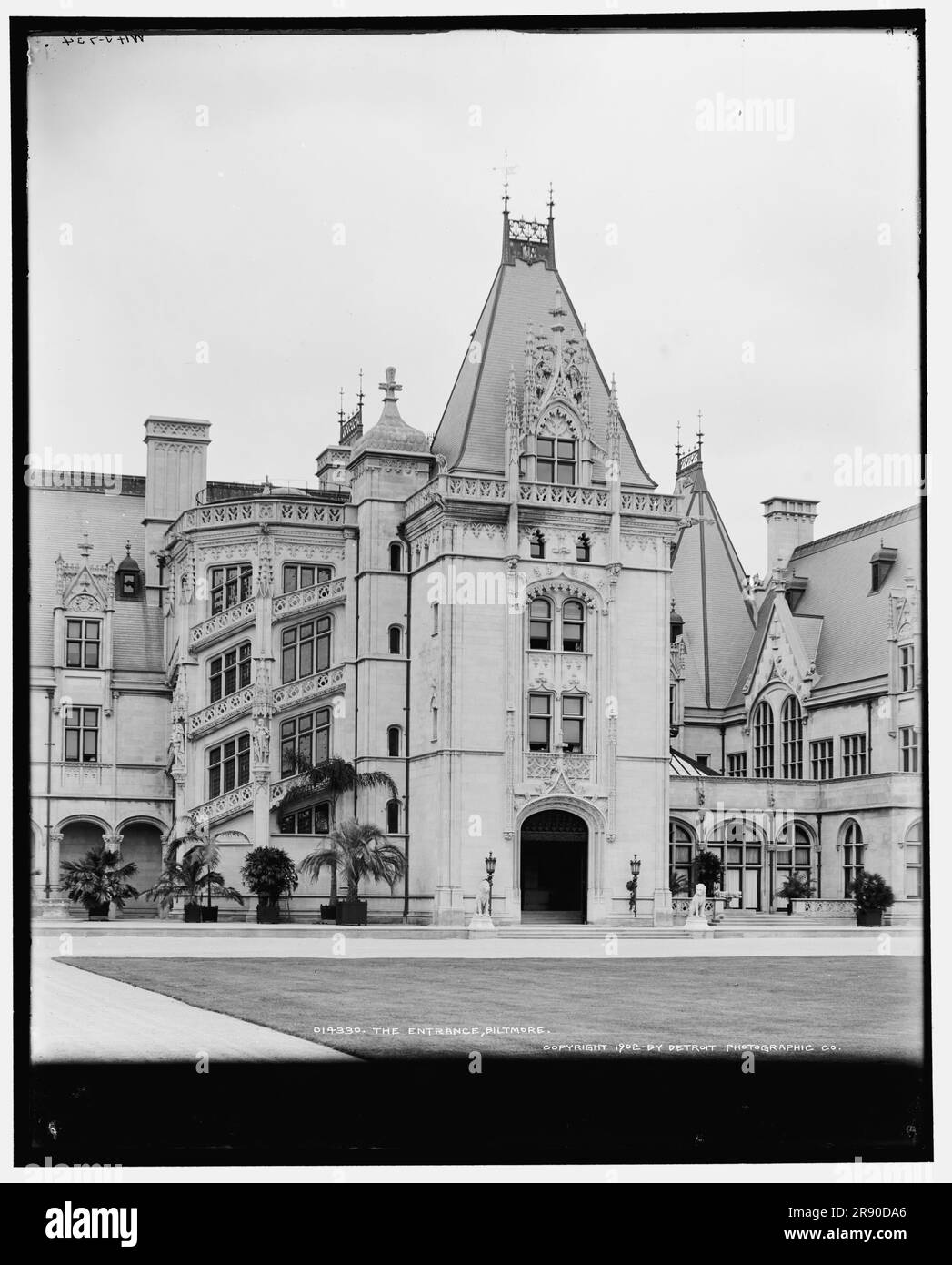 Usa north carolina biltmore Black and White Stock Photos & Images - Alamy