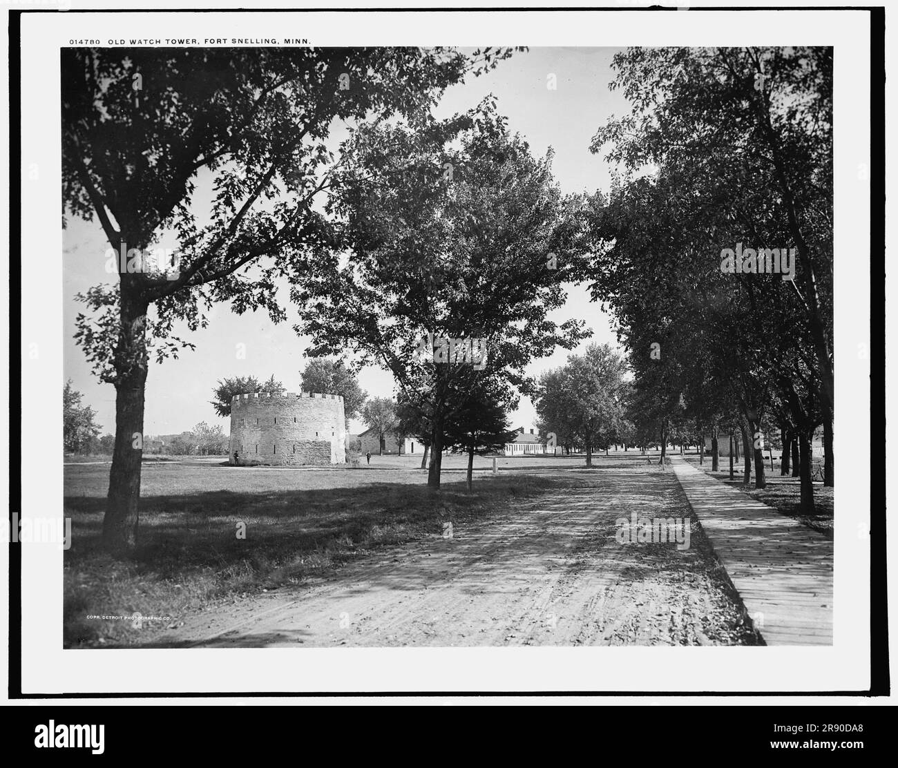 Old watch tower, Fort Snelling, Minn., c1902 Stock Photo - Alamy