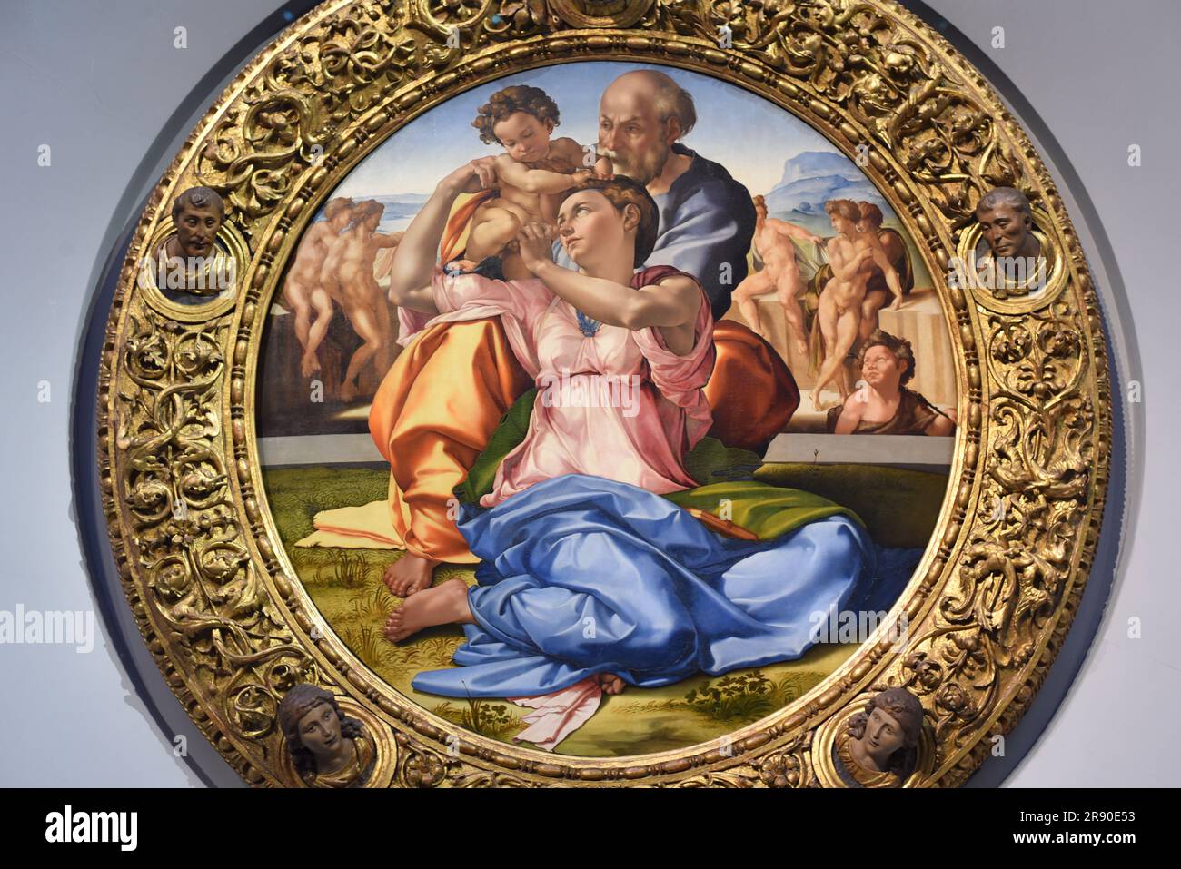 Florence, Italy - 20 Nov, 2022: 'Doni Tondo' by Italian Renaissance ...